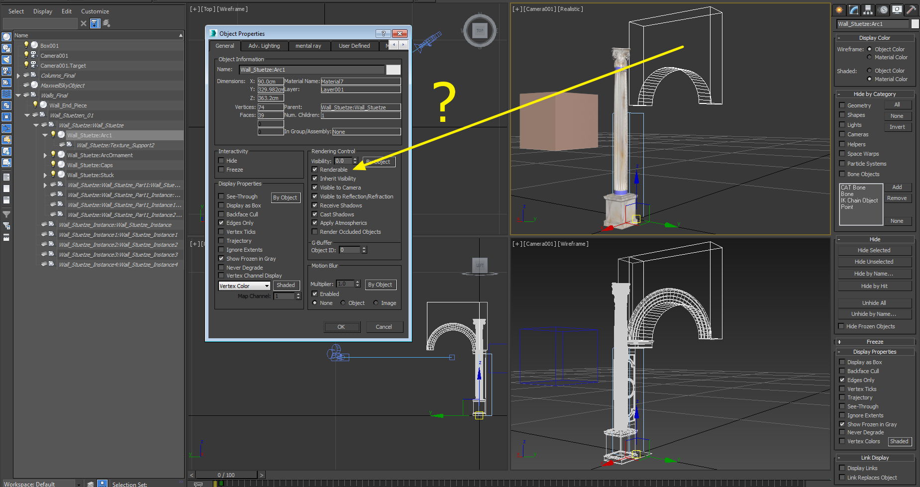 Solved: Object Unhiding For Render - Autodesk Community